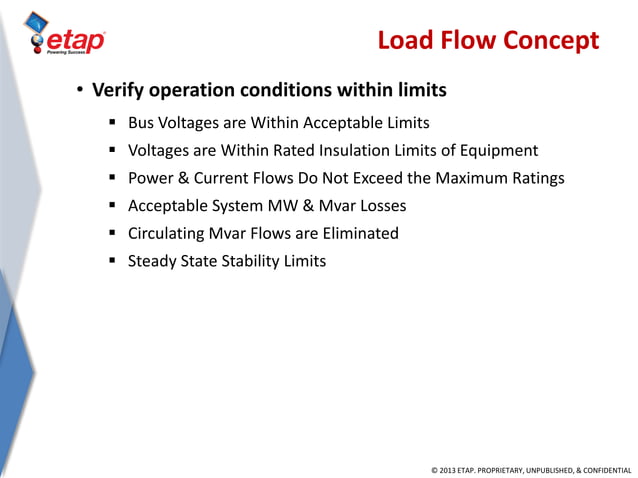 ETAP - Load flow and panel rev2014-1 | PDF