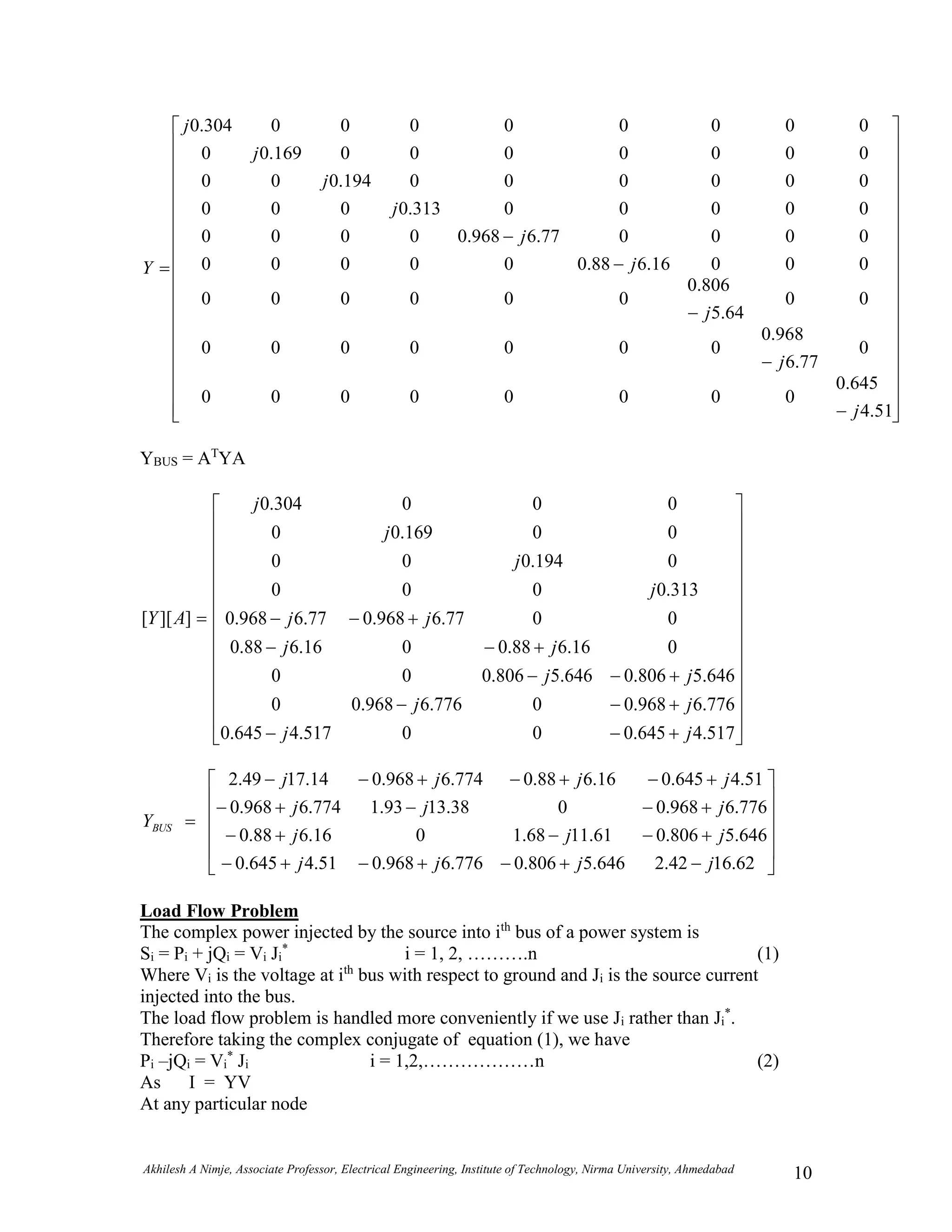 Load flow studies | PDF