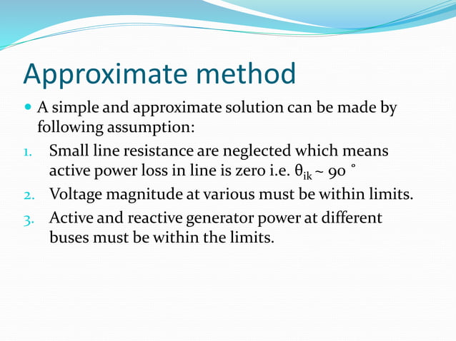 Load flow study | PPTX
