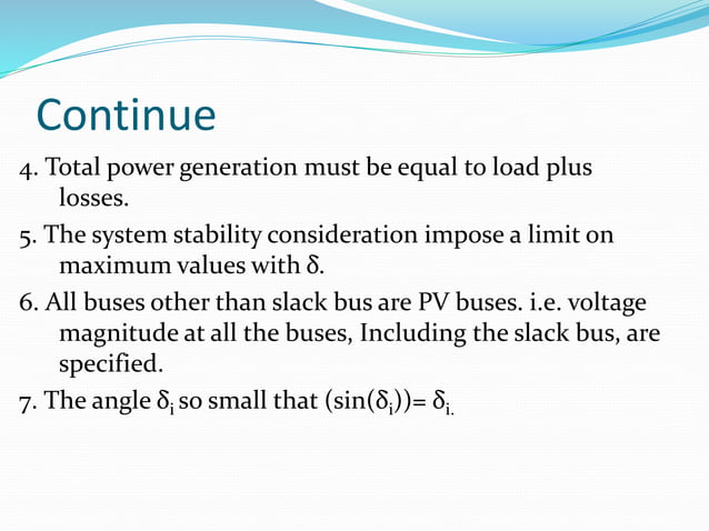 Load flow study | PPTX