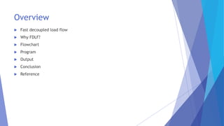 Load flow study | PPTX