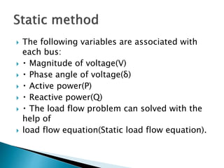 Load flow study | PPTX
