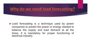 Load forcasting in rajasthan | PPTX