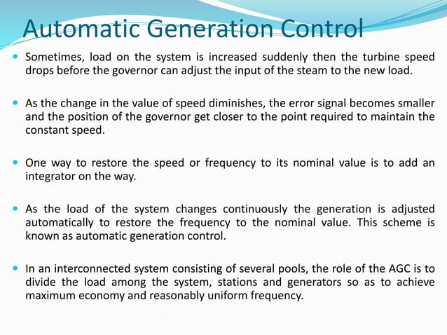 Load Frequency Control of Two Area System | PPTX