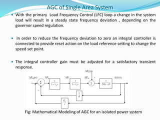 Load Frequency Control of Two Area System | PPTX