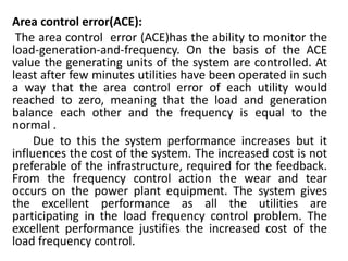 Load frequency control in a deregulated power system | PPT