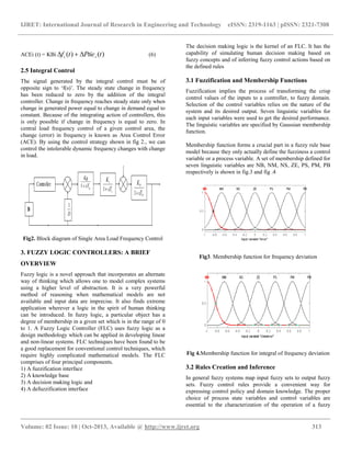 Load frequency control in co ordination with frequency controllable hvdc links using fuzzy logic ...