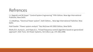 LOAD FREQUENCY CONTROL USING ELECTRIC VEICHLE SYSTEM IN INTERCONNECTED ...