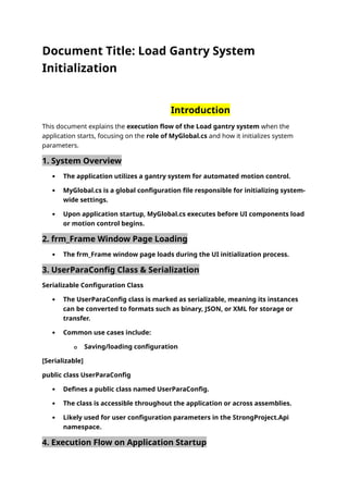 Load Gantry Documentation Documents of Strong | PDF