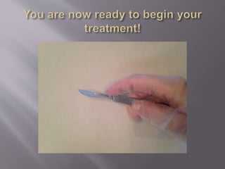 Loading a dermaplaning blade to a handle | PPTX | Shaving | Personal Care