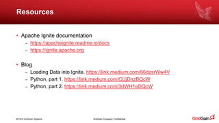Loading data into Apache Ignite | PPTX | Databases | Computer Software and Applications