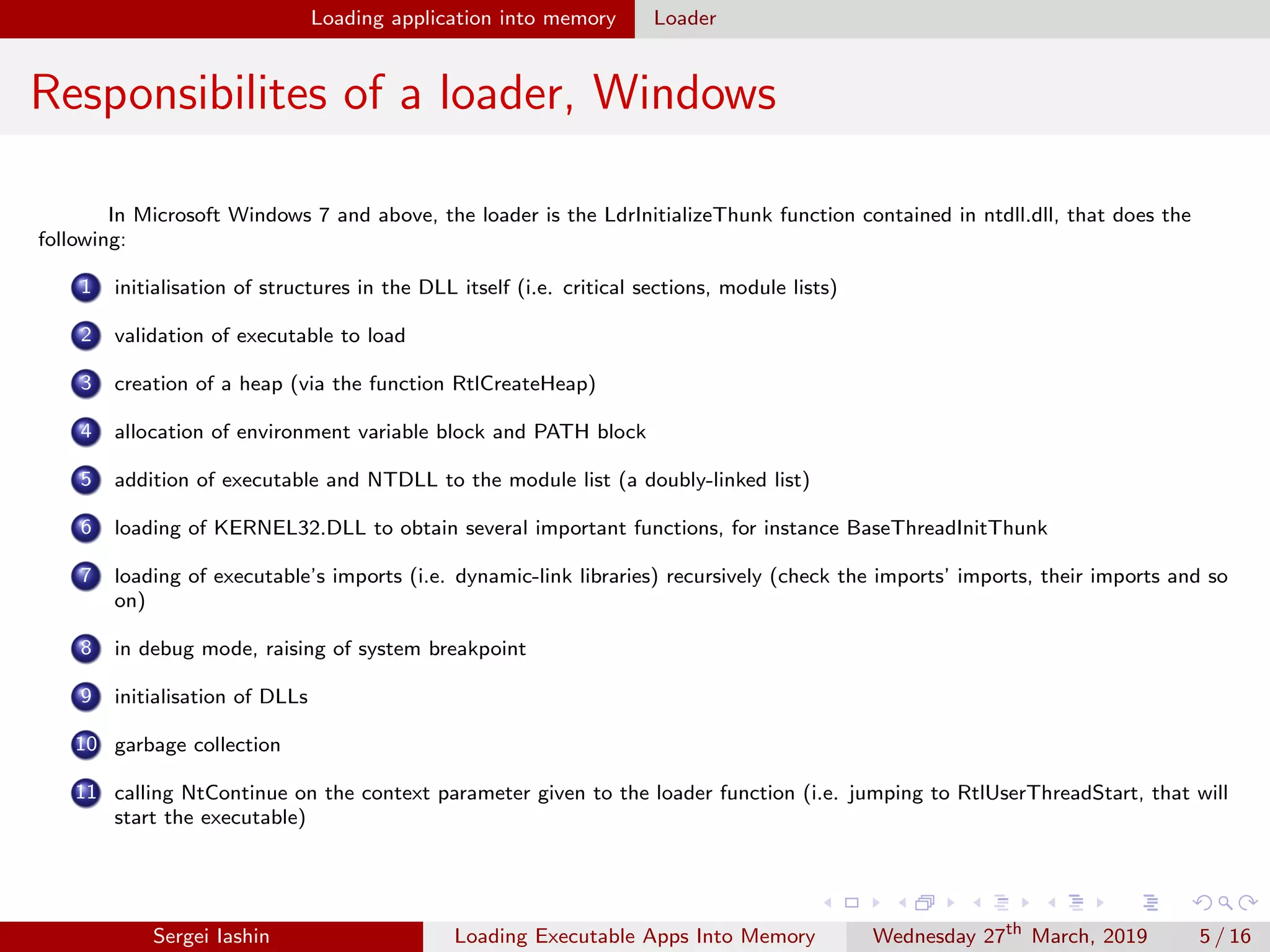 Loading Executable Apps Into Memory Ppt
