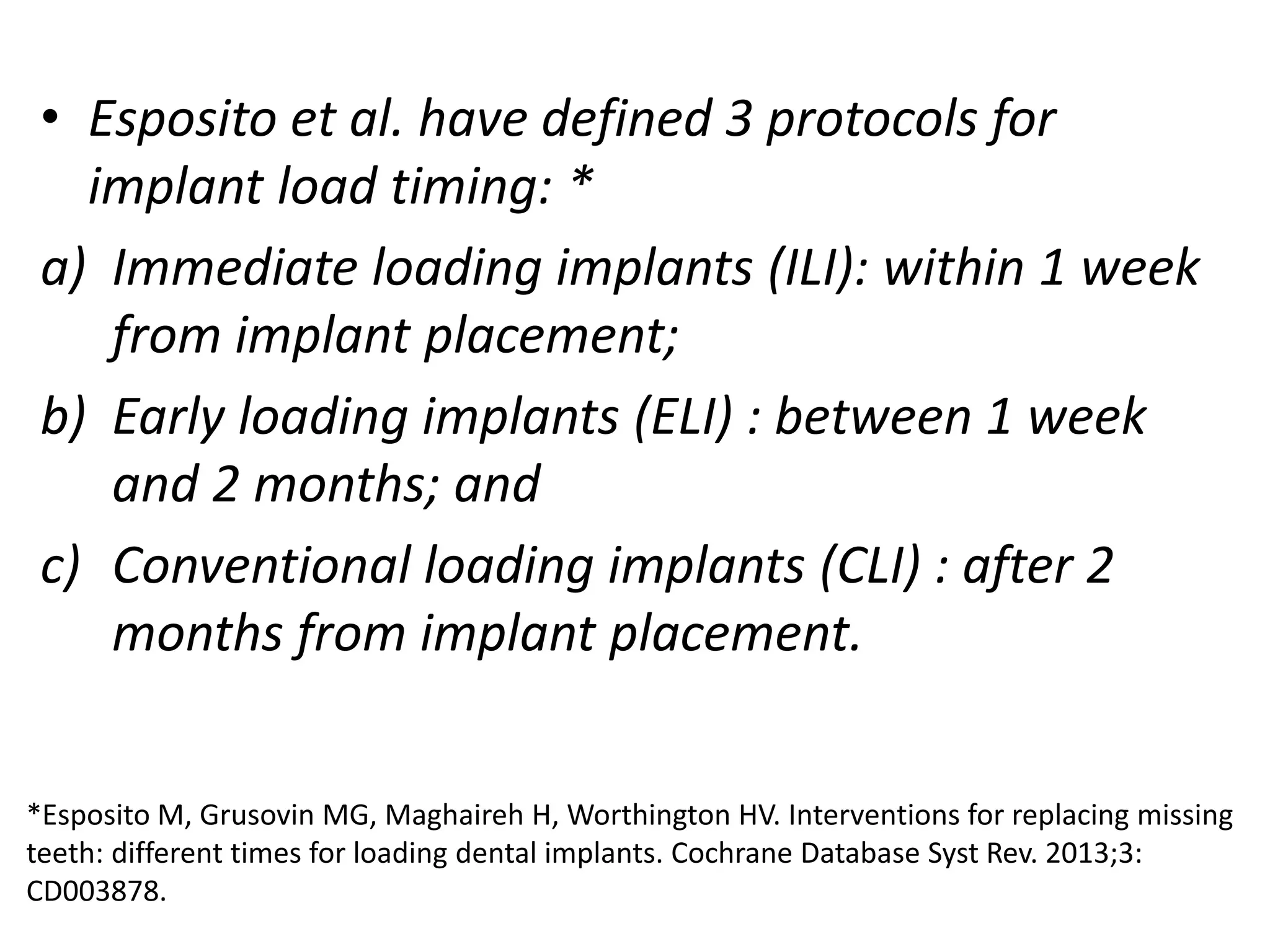 Loading protocols in implant | PPTX