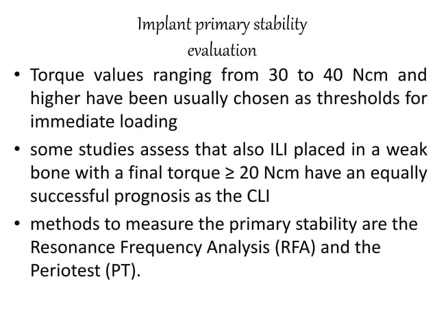 Loading protocols in implant | PPTX | Bone and Joint Conditions ...