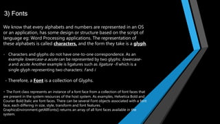 Loading viewing/listening to Image and Audio, Fonts, Colors in Java | PPT