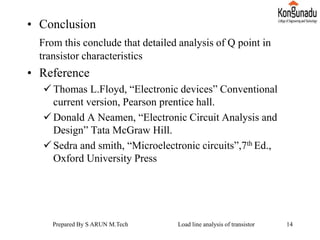 Load line analysis | PPTX