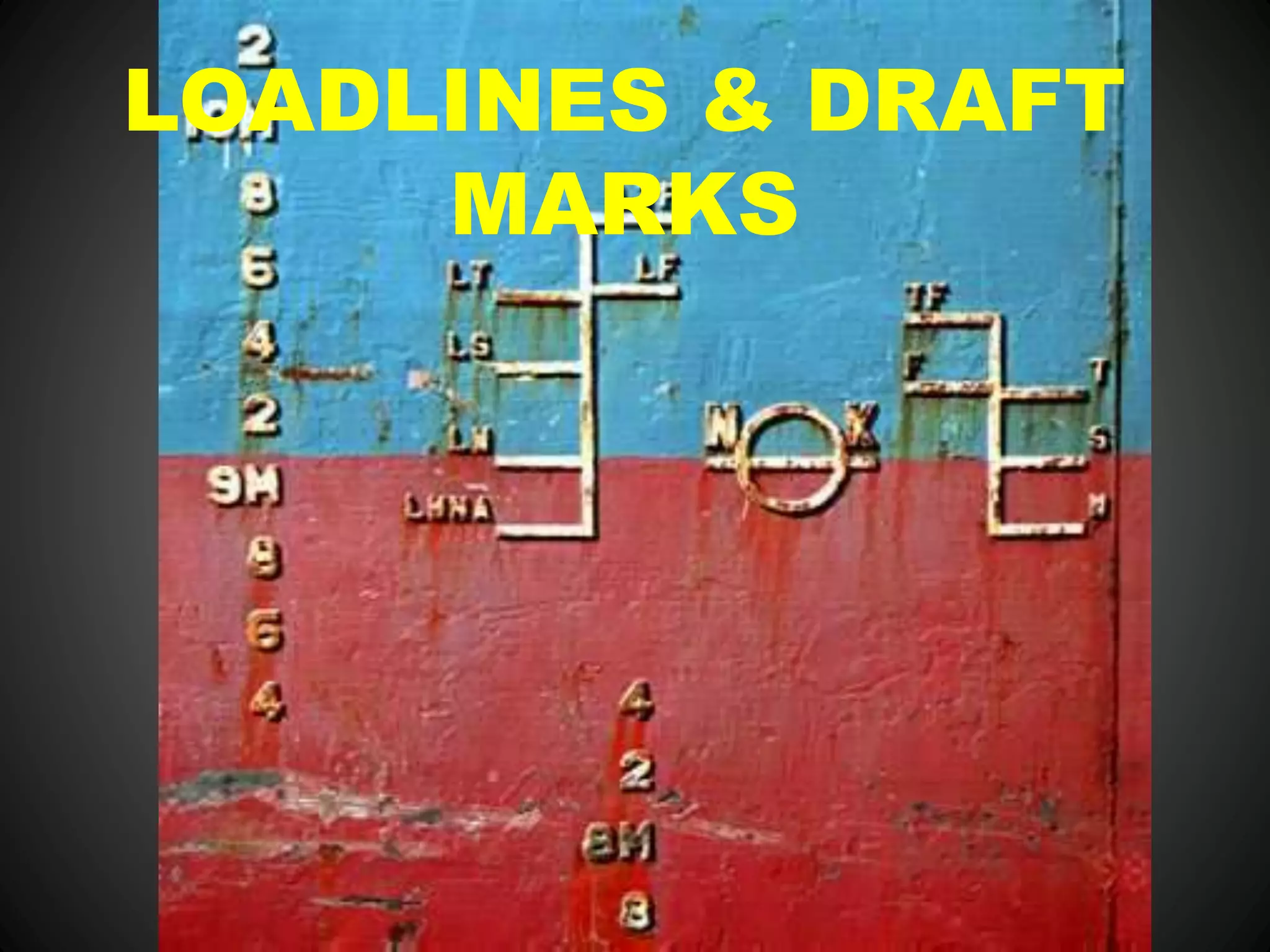 Loadlines & draft marks | PPTX
