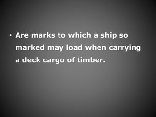 Loadlines & draft marks | PPTX