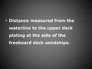 Loadlines & draft marks | PPTX