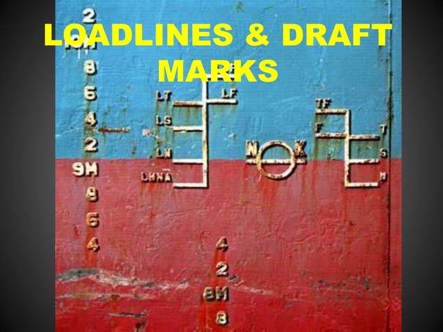 Loadlines & draft marks | PPTX