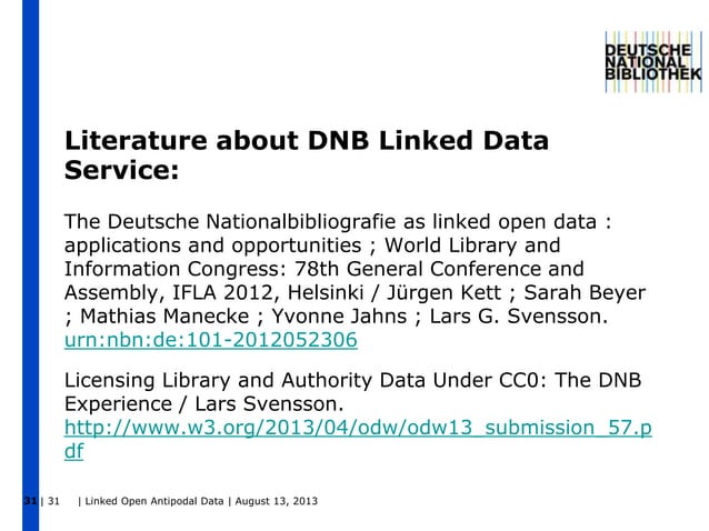LOAD–Linked Open Antipodal Data | PPTX | Databases | Computer Software and Applications