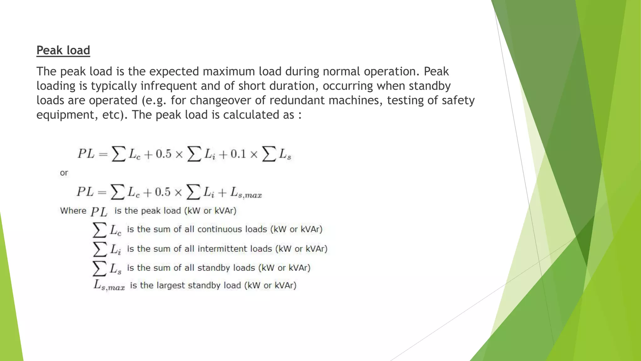 Load list calculation | PPTX