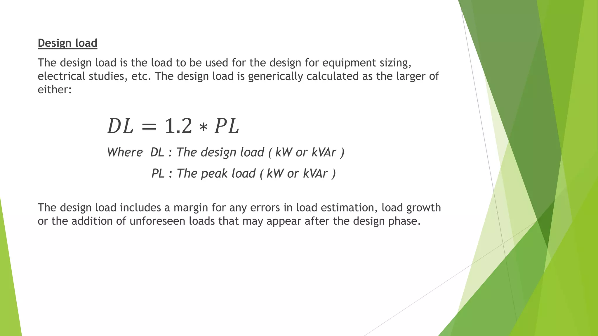 Load list calculation | PPTX
