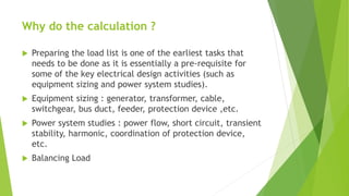 Load list calculation | PPTX