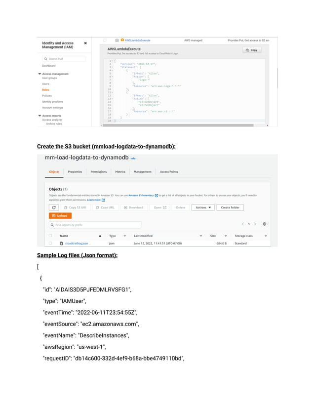 Load Log Data into DynamoDB | PDF