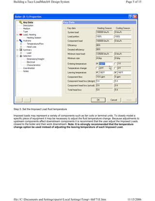 Load Match Taco Hss | PDF