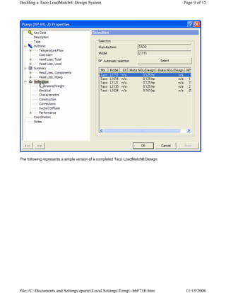 Load Match Taco Hss | PDF