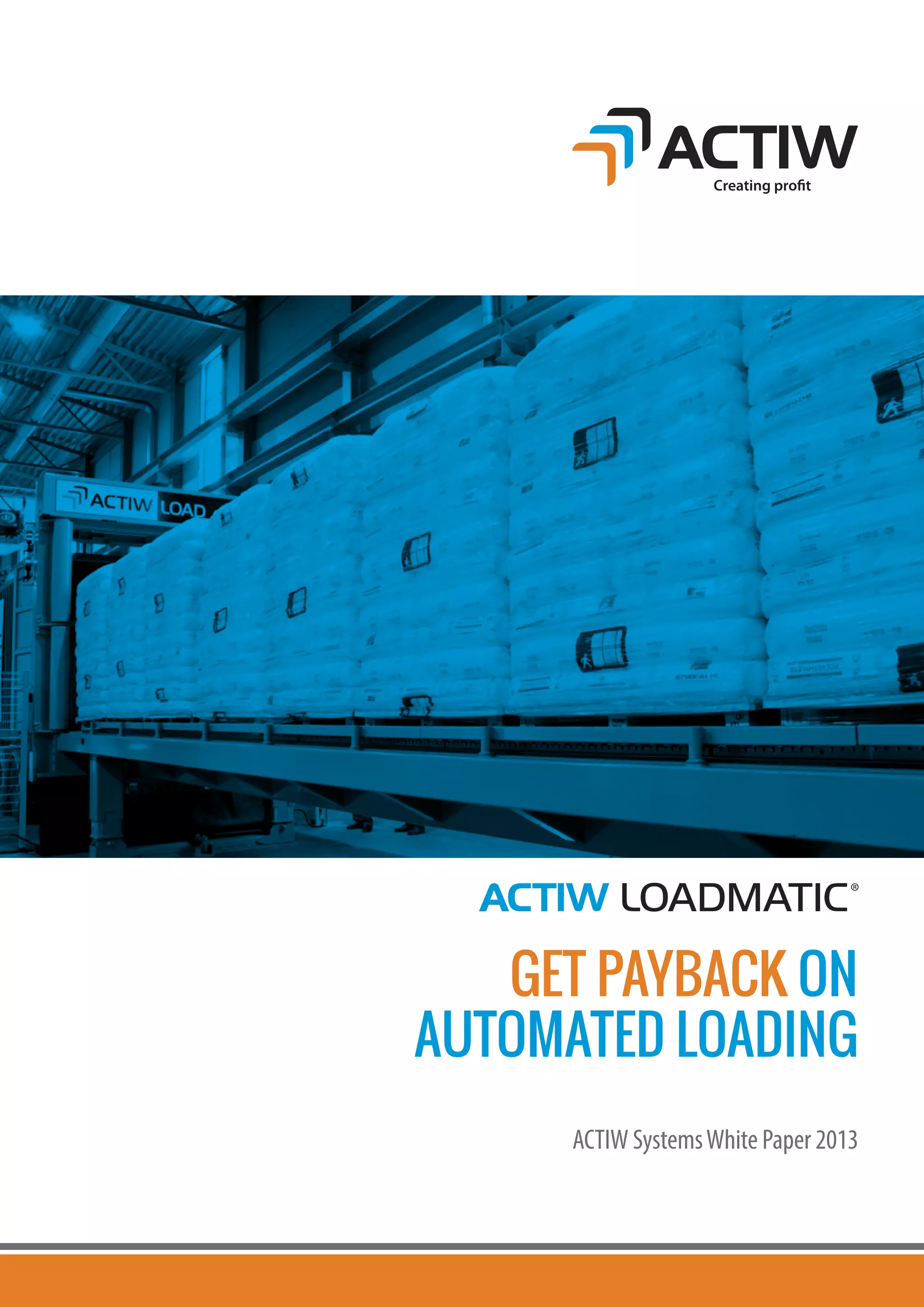 Loading petrochemical products automatically by Actiw LoadMatic Load ...