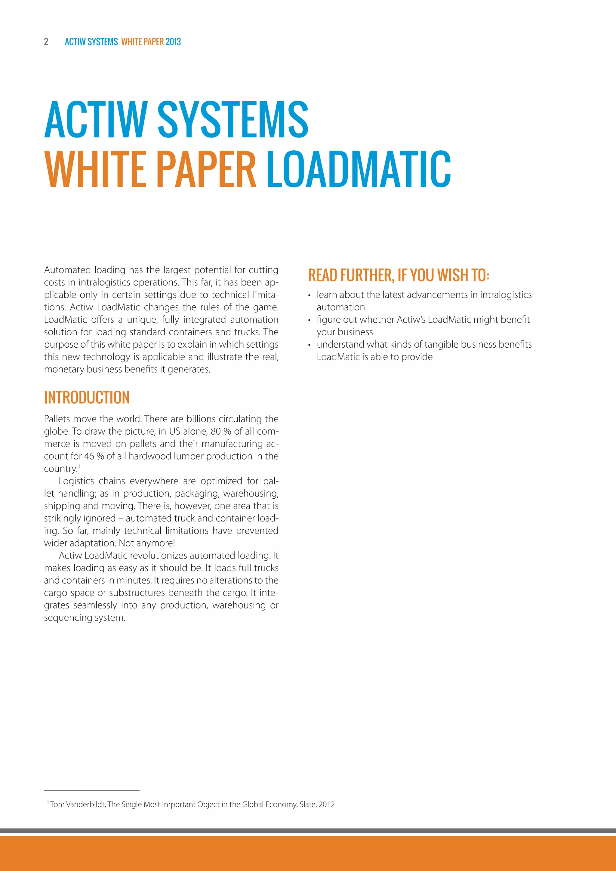Loading petrochemical products automatically by Actiw LoadMatic Load ...