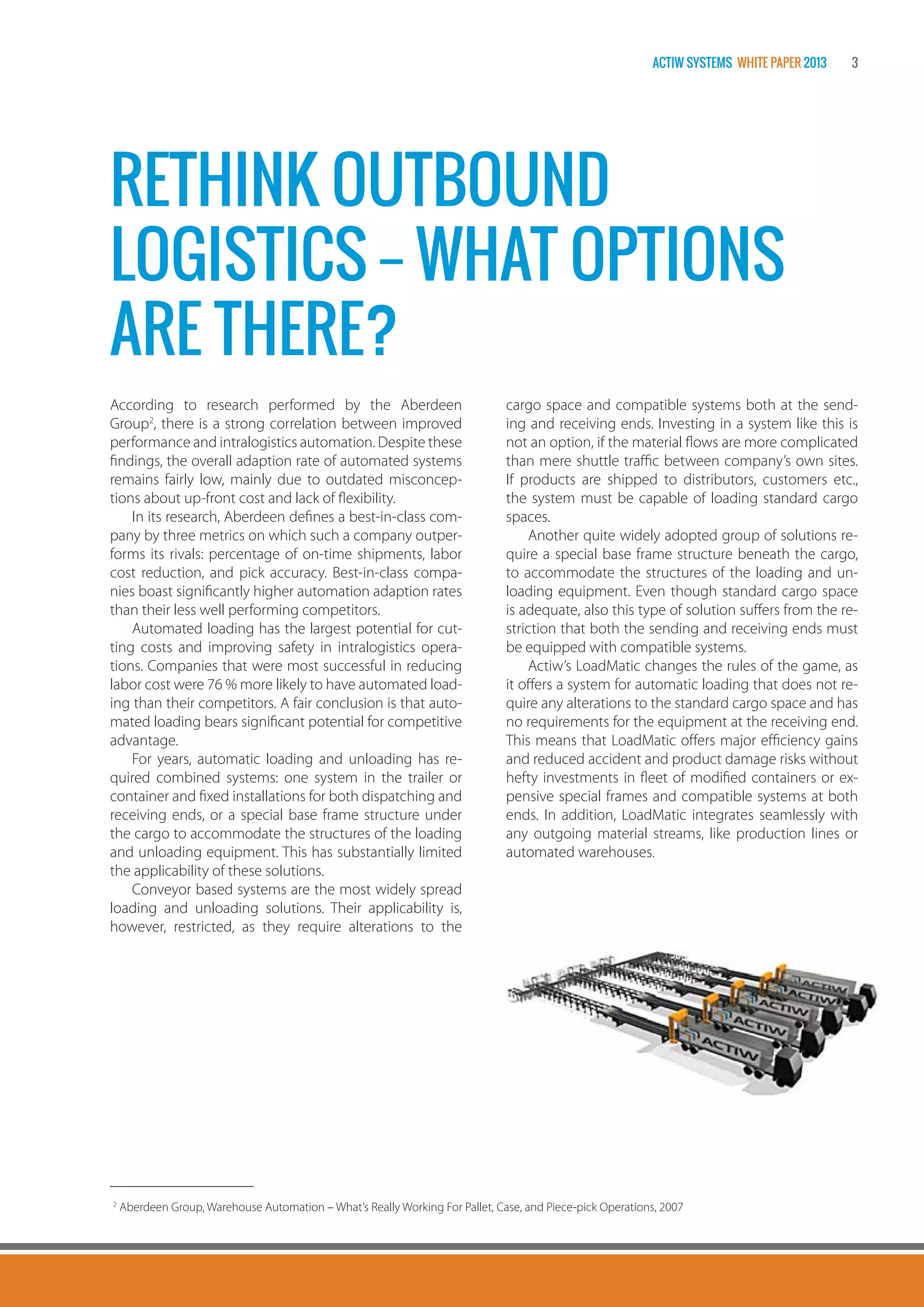 Loading petrochemical products automatically by Actiw LoadMatic Load ...