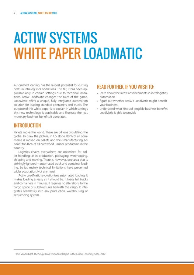 Loading petrochemical products automatically by Actiw LoadMatic Load ...