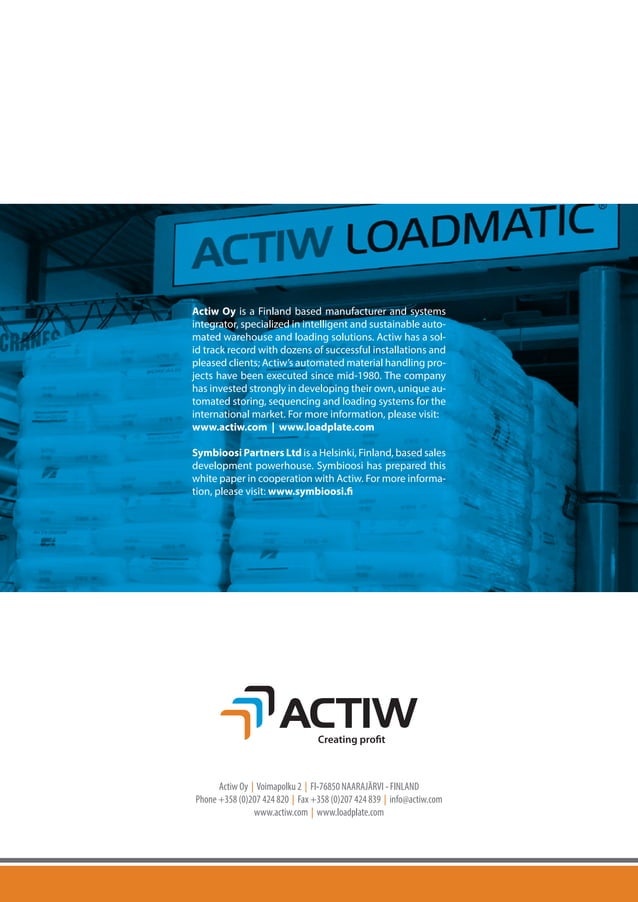 Loading petrochemical products automatically by Actiw LoadMatic Load ...