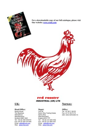 Red Rooster Load Cells & Load Shackles | PDF