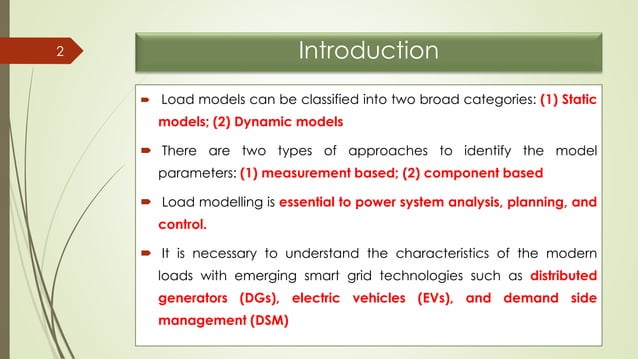 Load Modelling In Distributed Generation Planning Pdf Computer Networking Computing