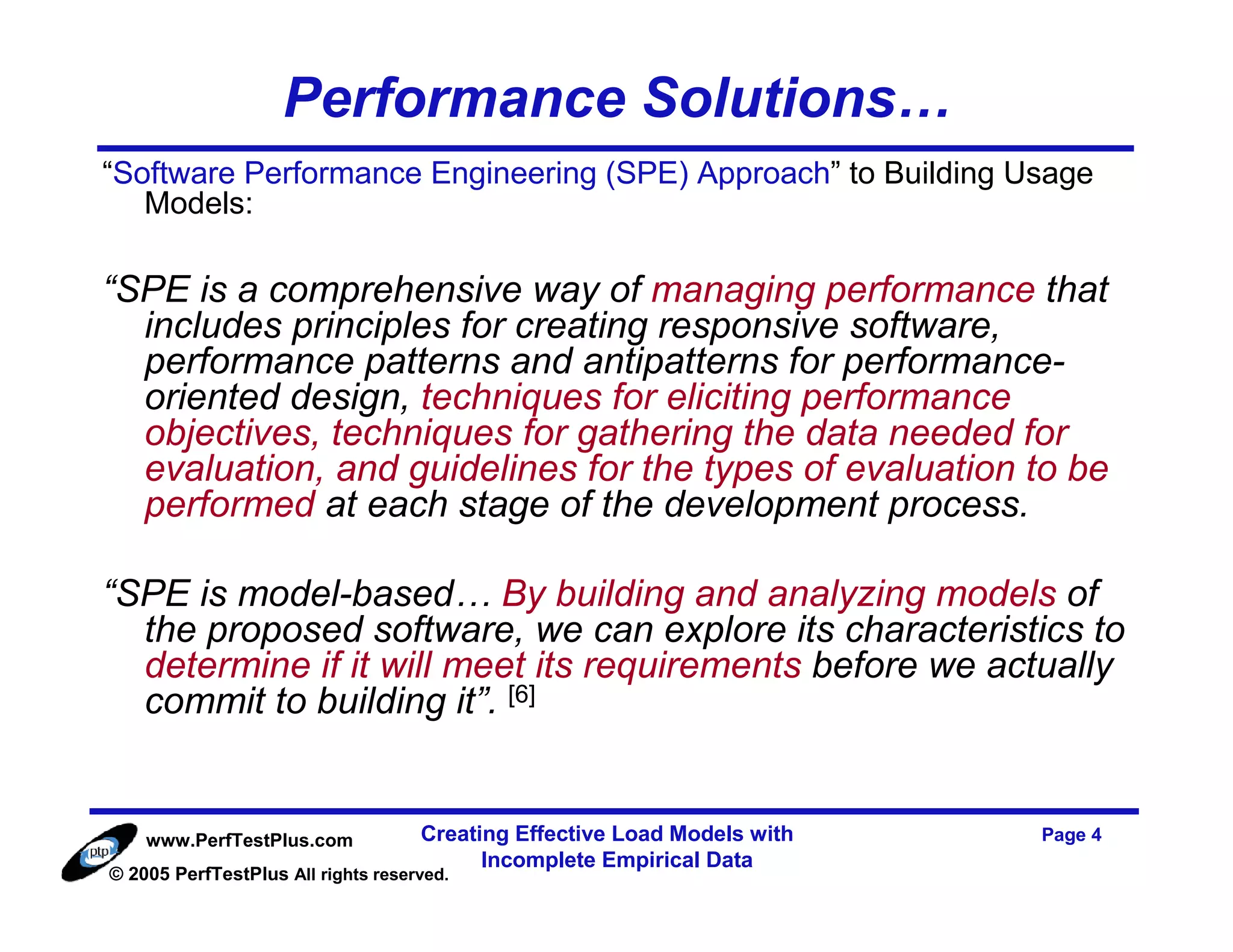 Load models ppt | PDF