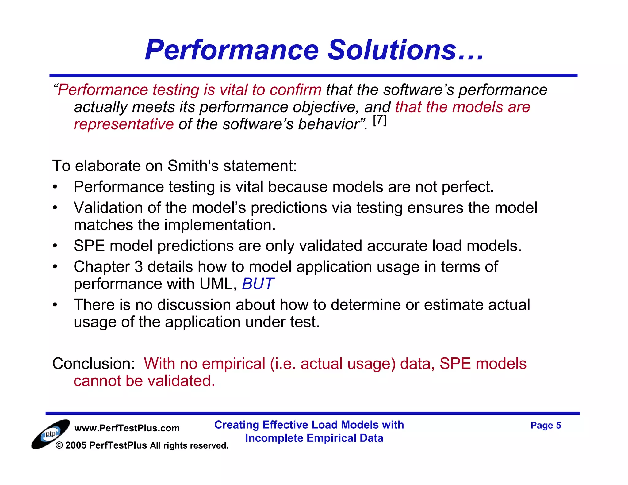 Load models ppt | PDF