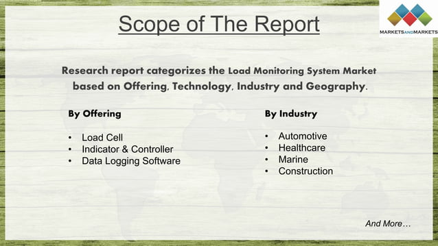 Load monitoring system market | PPT Load monitoring system market | PPT