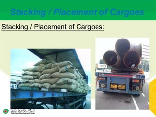 Load restraint Safe (Loading and unloading on vehicles) | PPTX