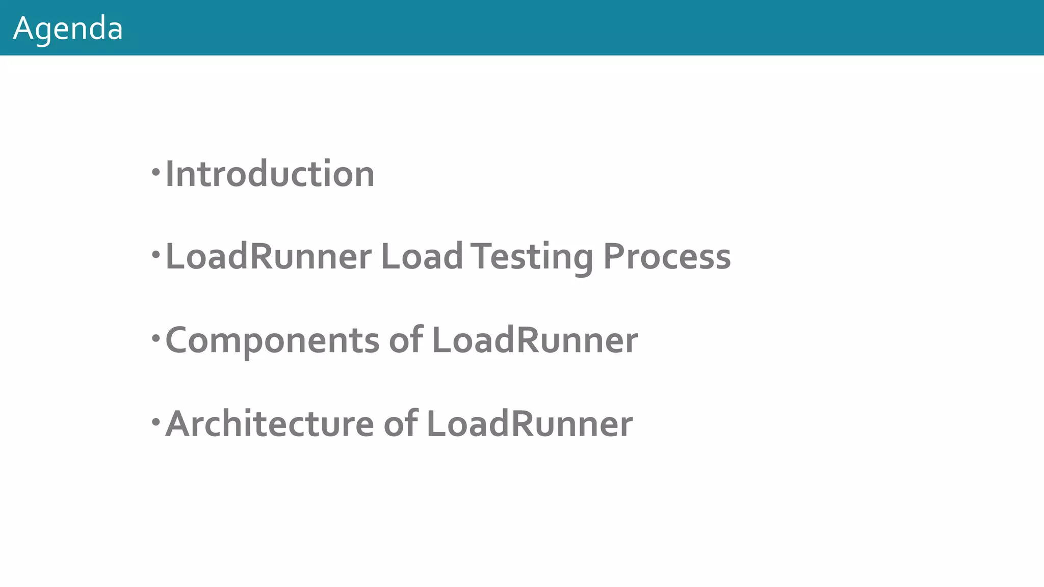 LoadRunner walkthrough | PDF