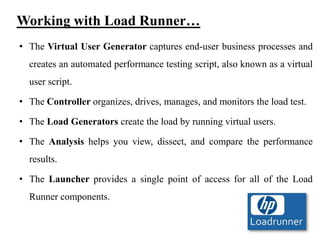 Load runner & win runner | PPTX