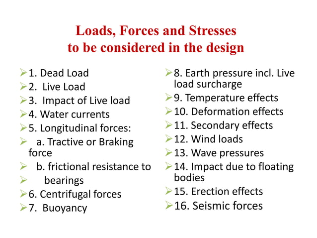 Loads and forces | PPTX