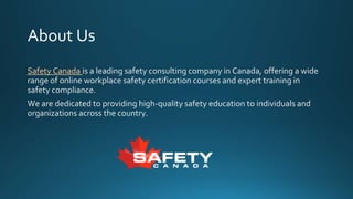 Load Securement and Distribution | Safety Canada | PPTX
