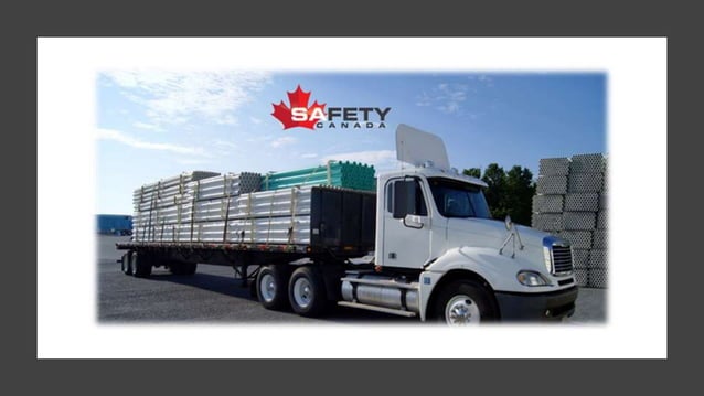 Load Securement and Distribution | Safety Canada | PPTX