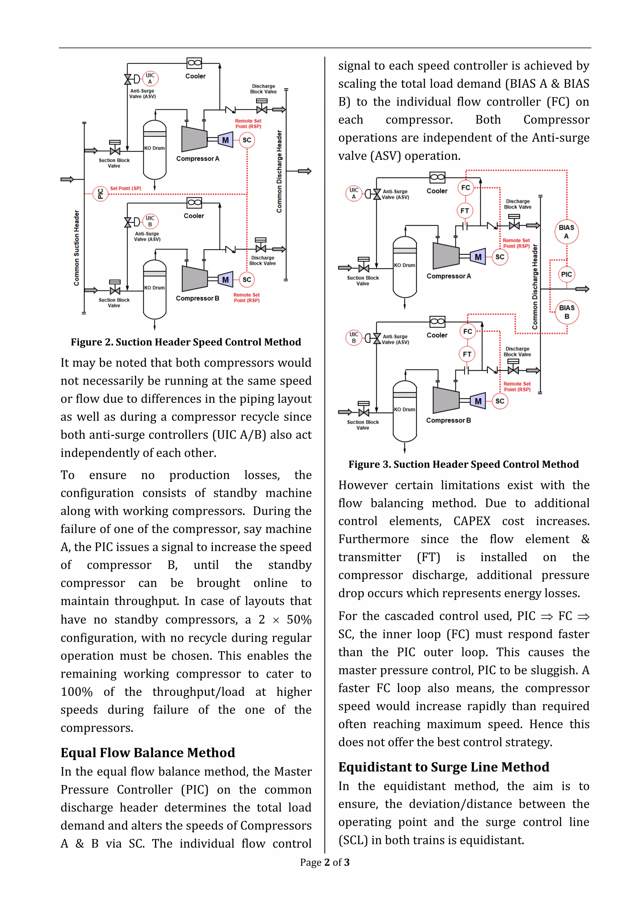 Load Sharing for Parallel Operation of Gas Compressors | PDF