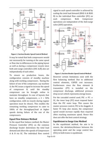 Load Sharing for Parallel Operation of Gas Compressors | PDF