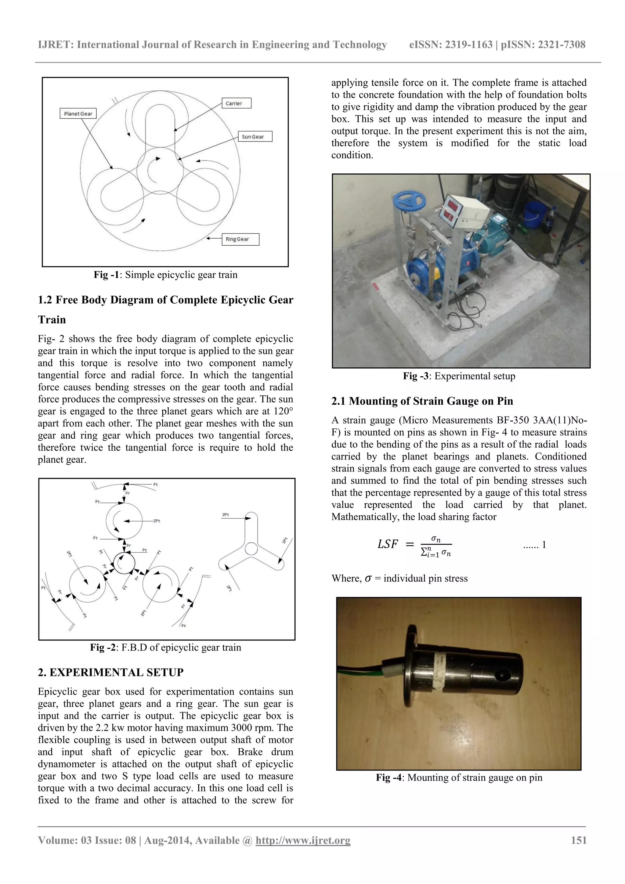Load sharing analysis of planetary gear box | PDF